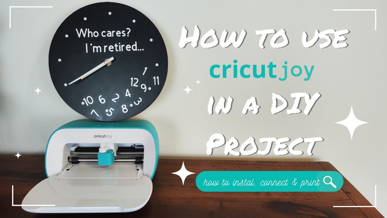 How to use CricutJoy & Cricut Design Space | Easy Tutorial DIY Clock 🕙 ...