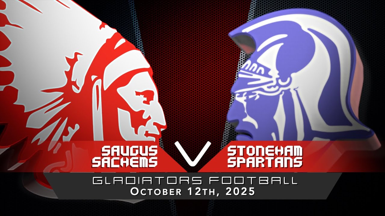 Saugus Sachems Gladiators Football vs Stoneham 10/12 2025 - YouTube