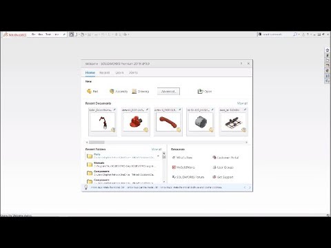 Video Tech Tip: Getting to Know the Welcome Screen in SOLIDWORKS - YouTube