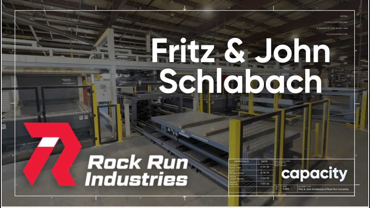 Fritz & John Schlabach of Rock Run Industries | Capacity Ep. 15 - YouTube