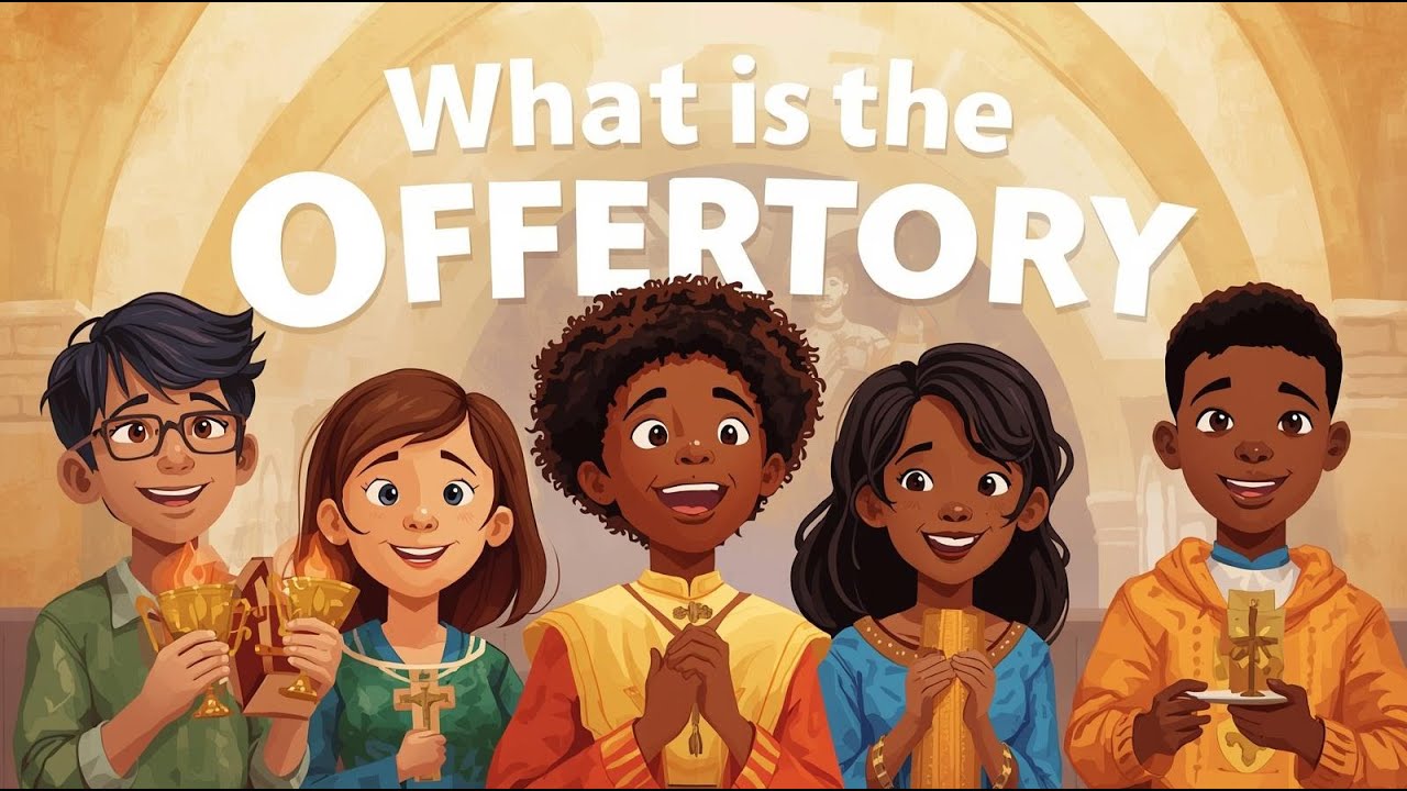 What Is the Offertory? | Catechism for Kids - YouTube