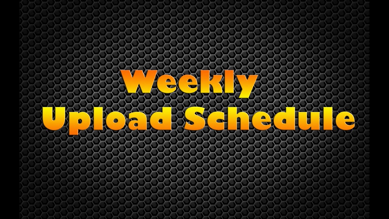 Explaining the NEW Schedule - YouTube