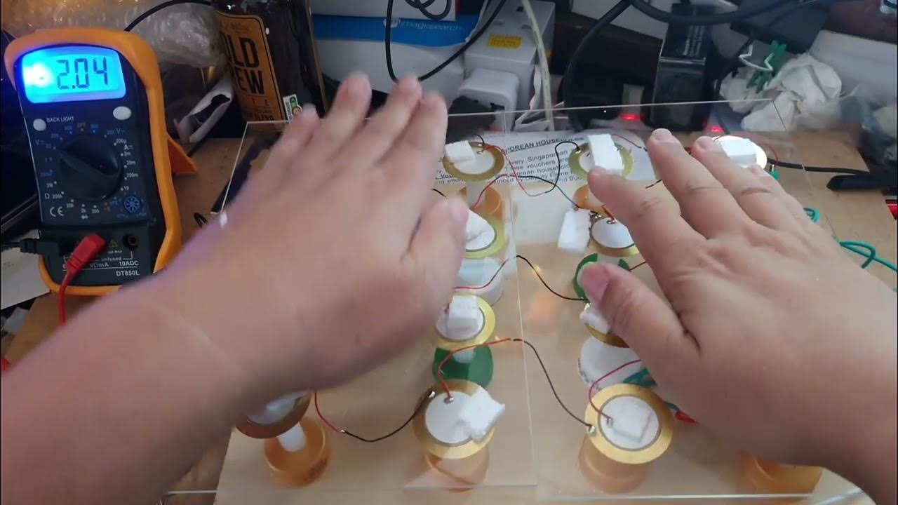 IVP Team Alpha : Using Piezoelectric Transducer Sensors in parallel w compression support - YouTube