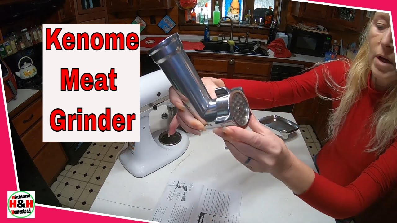 Unboxing and Review of the Kenome Meat Grinder / KitchenAid - YouTube