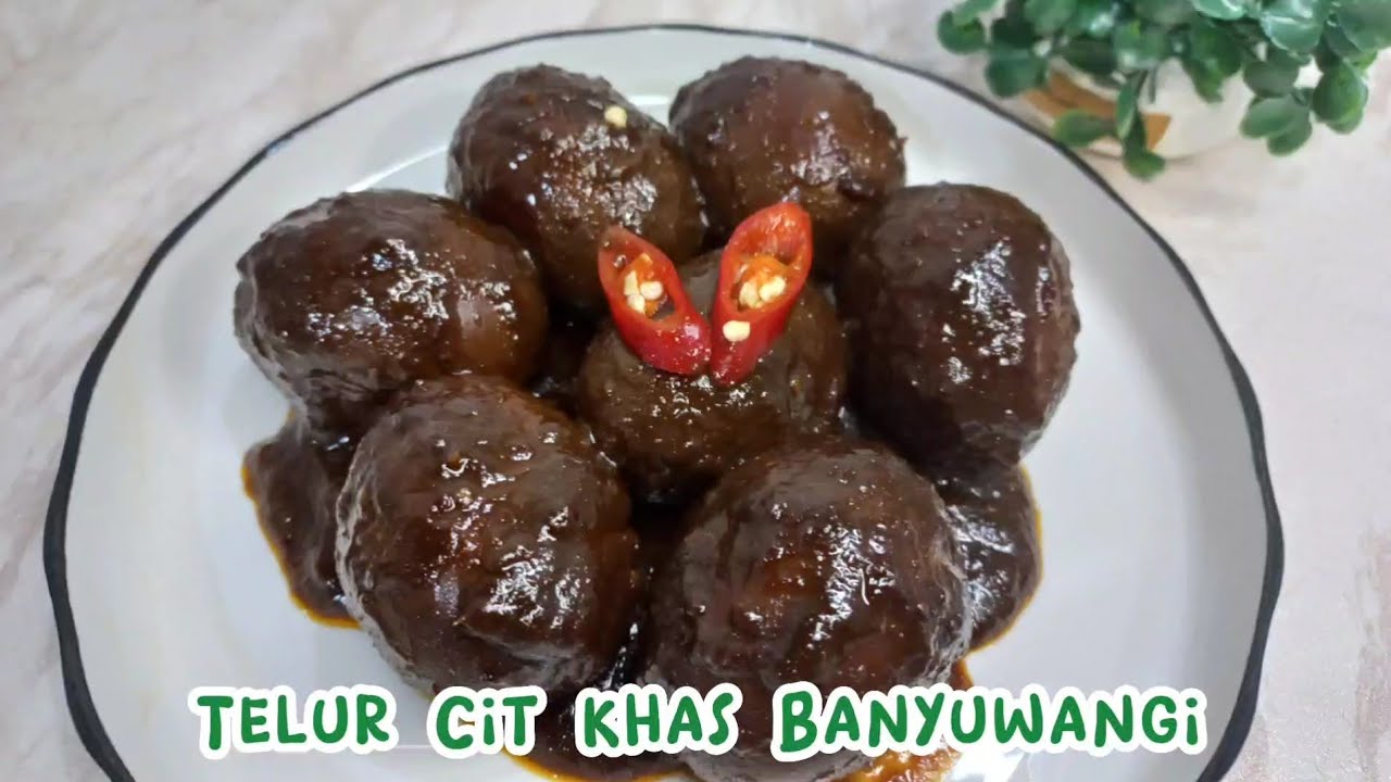 Resep Telur Cit Khas Banyuwangi | Kenyal dan Nikmat - YouTube