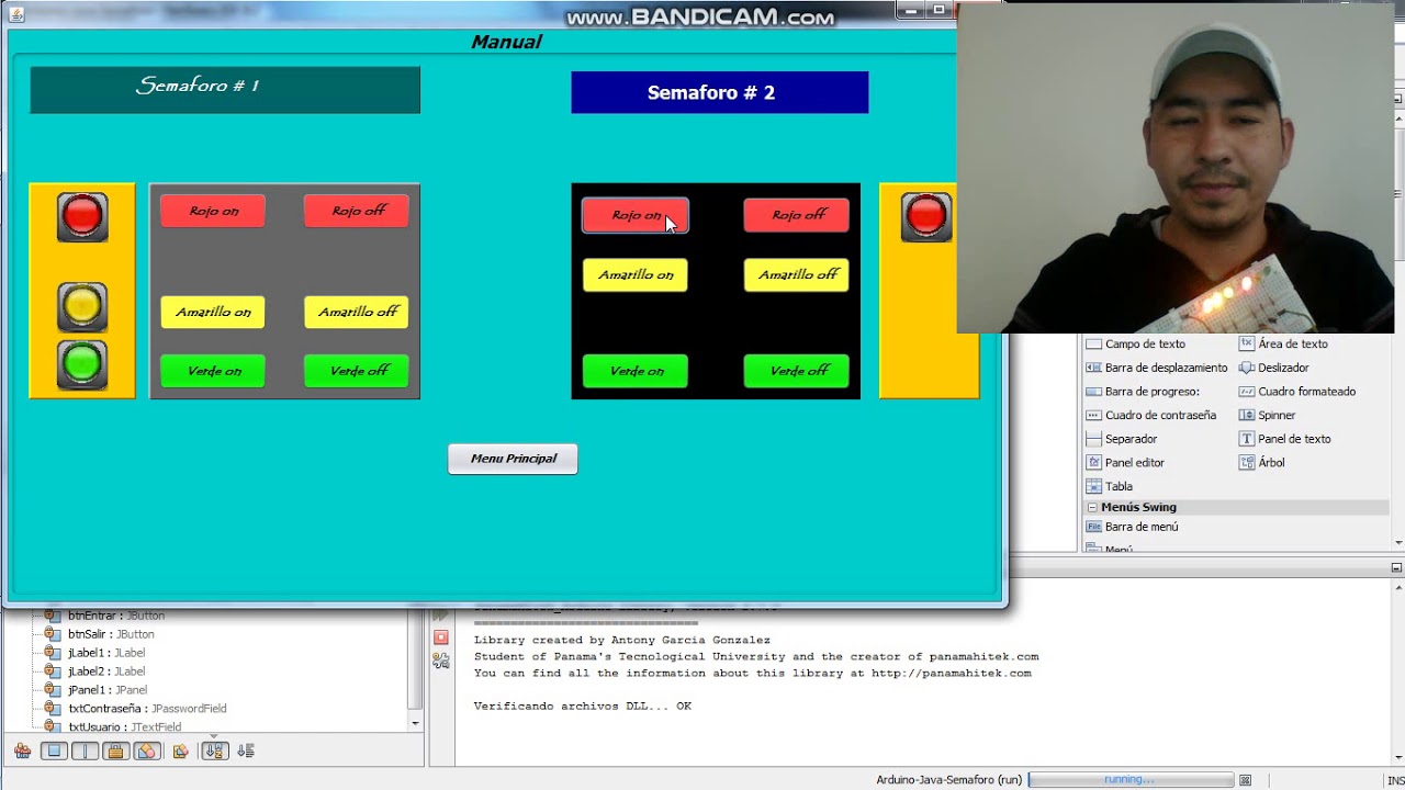 Interfaz Java Arduino - YouTube