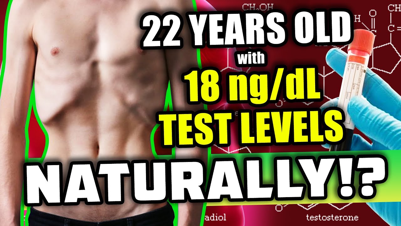 22 Years Old With 18 ng/dL Testosterone Levels... NATURALLY!? - YouTube