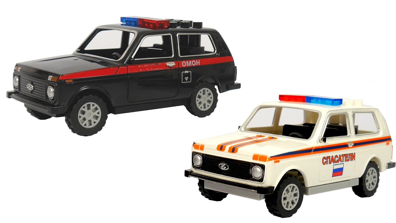 Build a Lego Police Car - LADA 4x4 Niva - Gorod masterov 3201 and 5099 ...