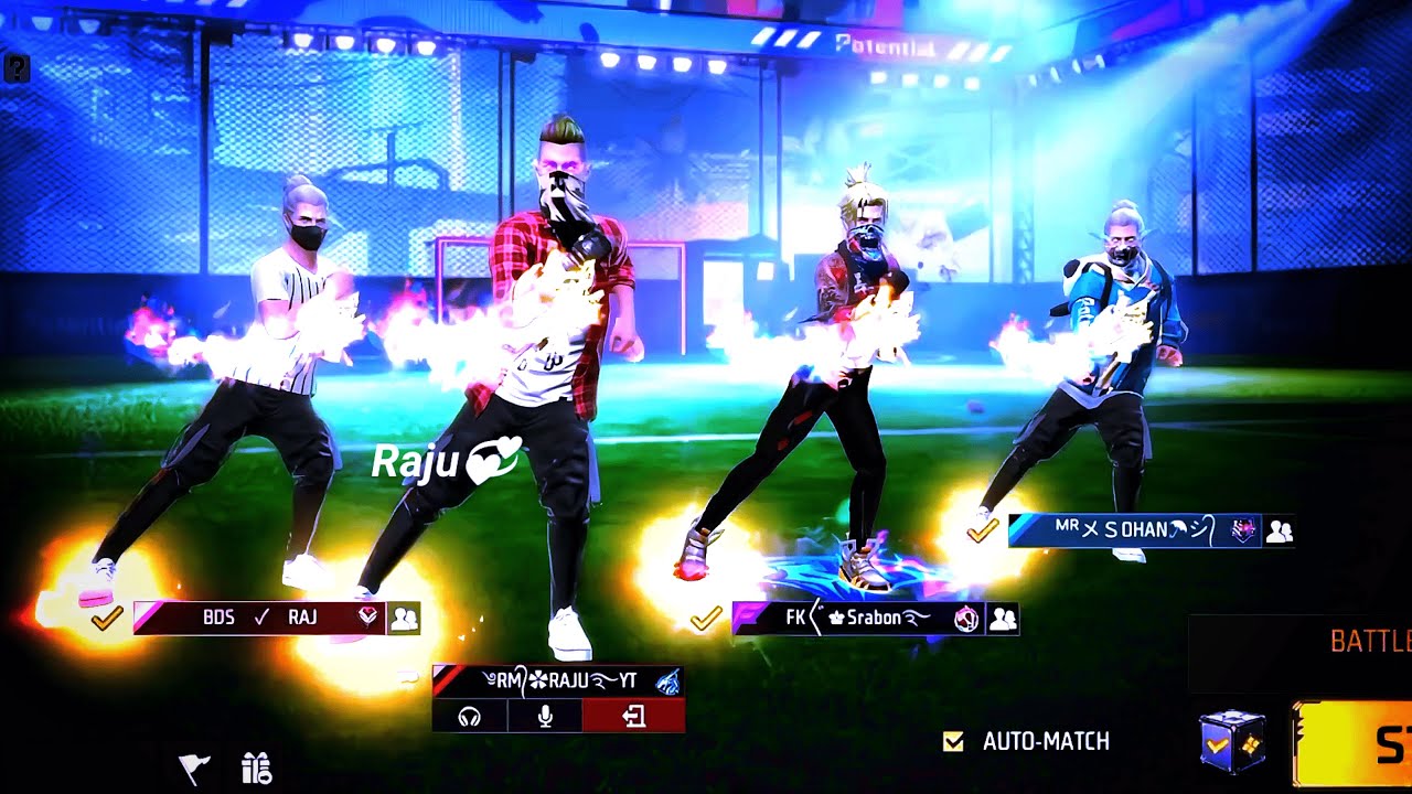 Free Fire Squad Lobby Edit 🥵(xml+clip) - YouTube