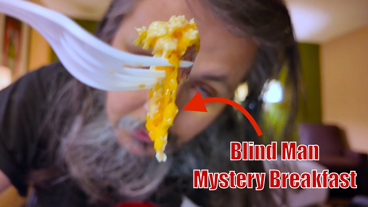 A Blind Man's Unique Breakfast Experience - YouTube