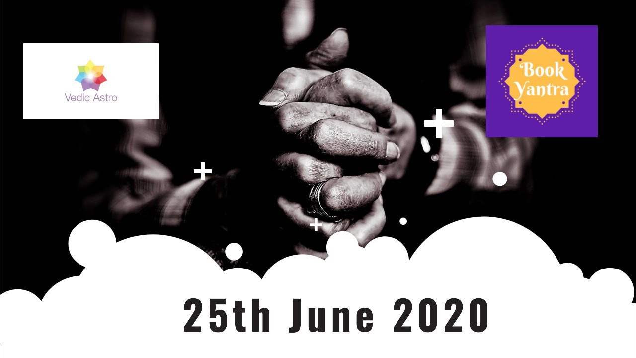 Daily KP Panchang 25th June 2020 - YouTube
