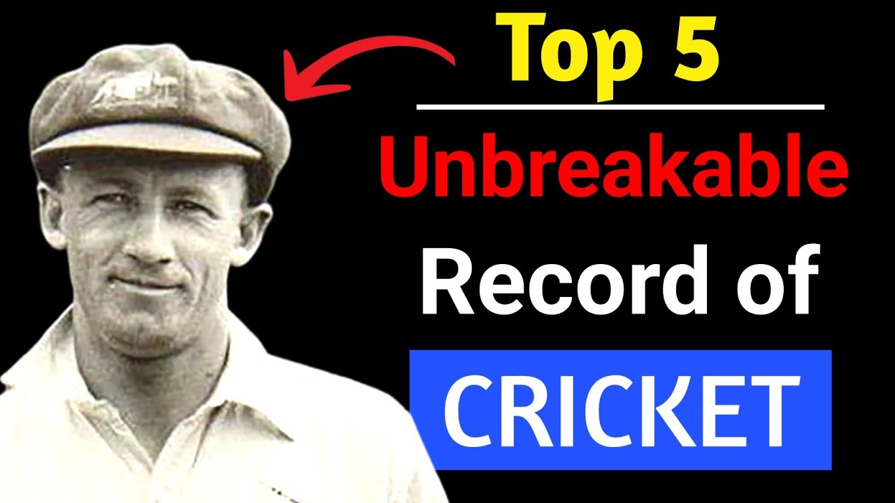 Top 5 Unbreakable Record of Cricket HISTORY🤫 | Cricket Record - YouTube