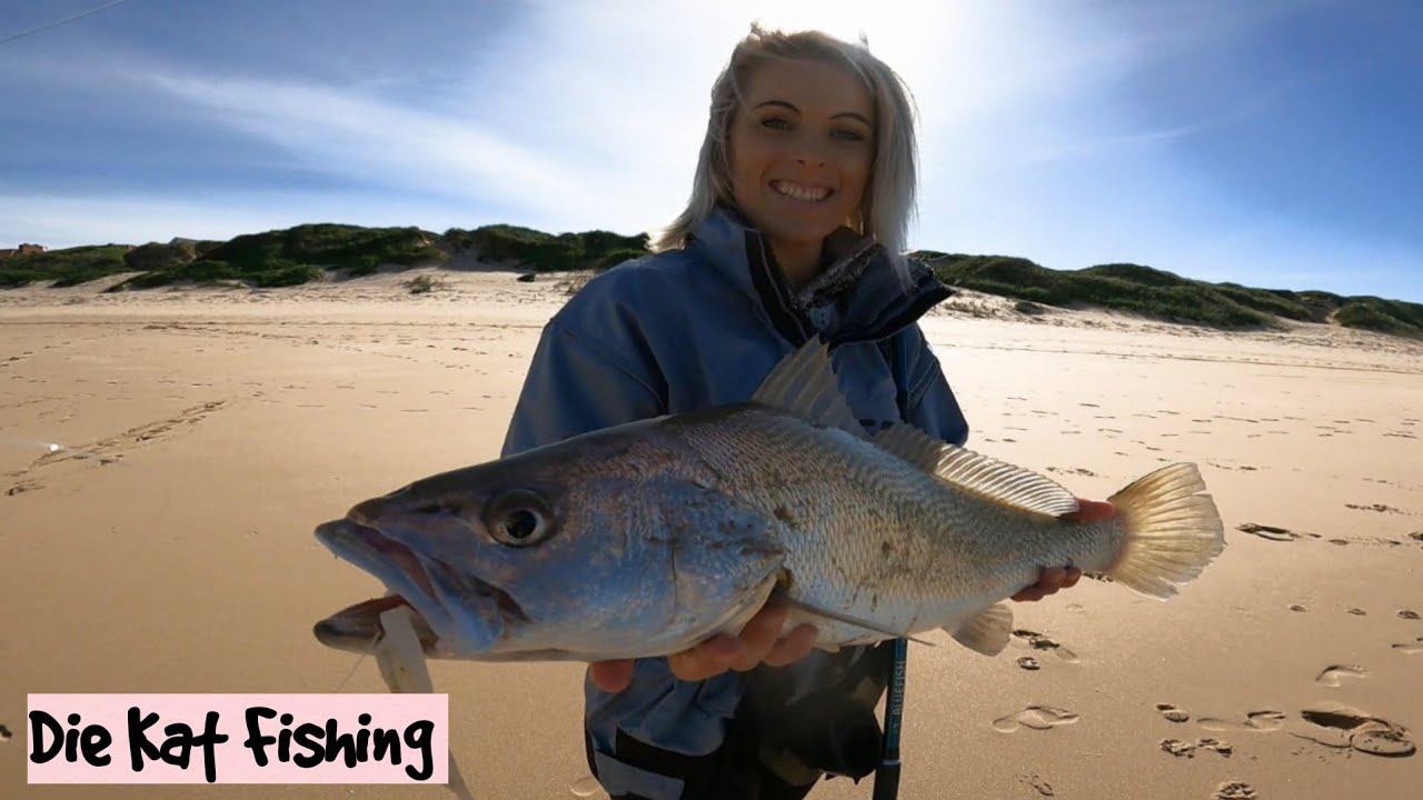 Fishing in the Western Cape targeting Dusky Kob in the winter. - YouTube