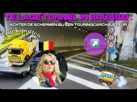 🚍 KLEMRIJDEN IN BRUSSEL🇧🇪🚍MET DE TOURINGCAR | TRUCKSPOTTEN | DIKKE KNIPPERS ONDERWEG | BUSREIS | #15