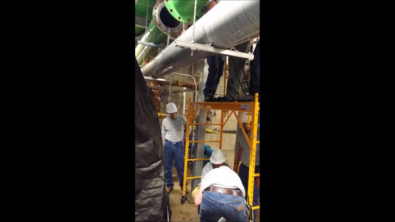 WTP 12" Influent Flow Meter Replacement - YouTube