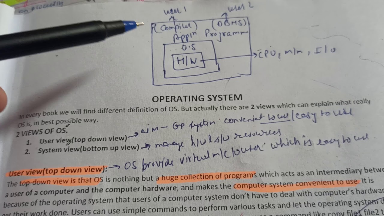 what is OS? Two views of OS - YouTube