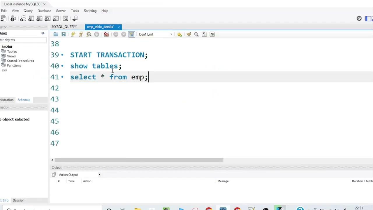 How to use DELETE record with LIMIT keyword using MySQL Workbench 8.0.30 - YouTube