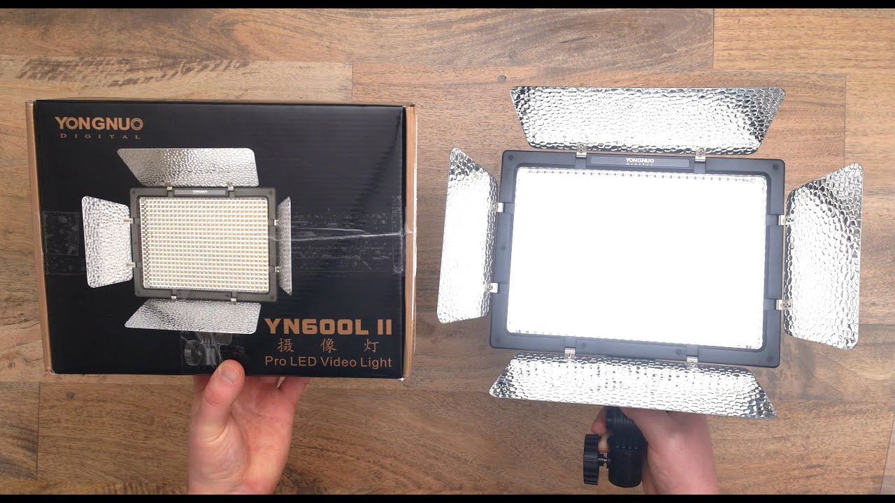 Yongnuo YN600L II Pro LED Video Light / Unboxing & Test #headfulloflife ...