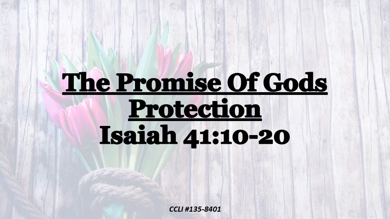 The Promise Of Gods Protection - YouTube