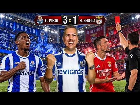 EXPULSÃO, POLÉMICA E 3 GOLOS! O PORTO VENCE O BENFICA!