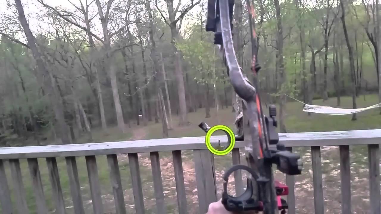 72 yards Hoyt Nitrum Turbo Bullseye Slow Motion - YouTube