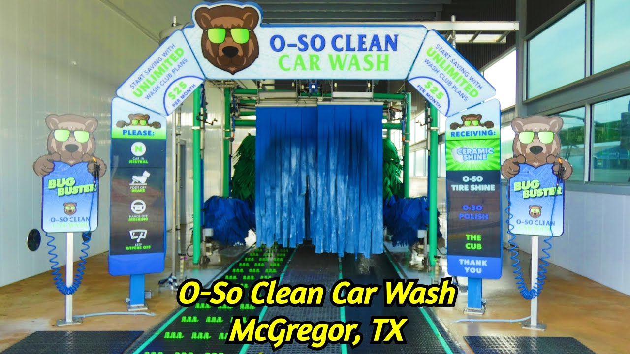 No. 23 - Nice Car Wash at O-So Clean Car Wash in McGregor, TX - YouTube
