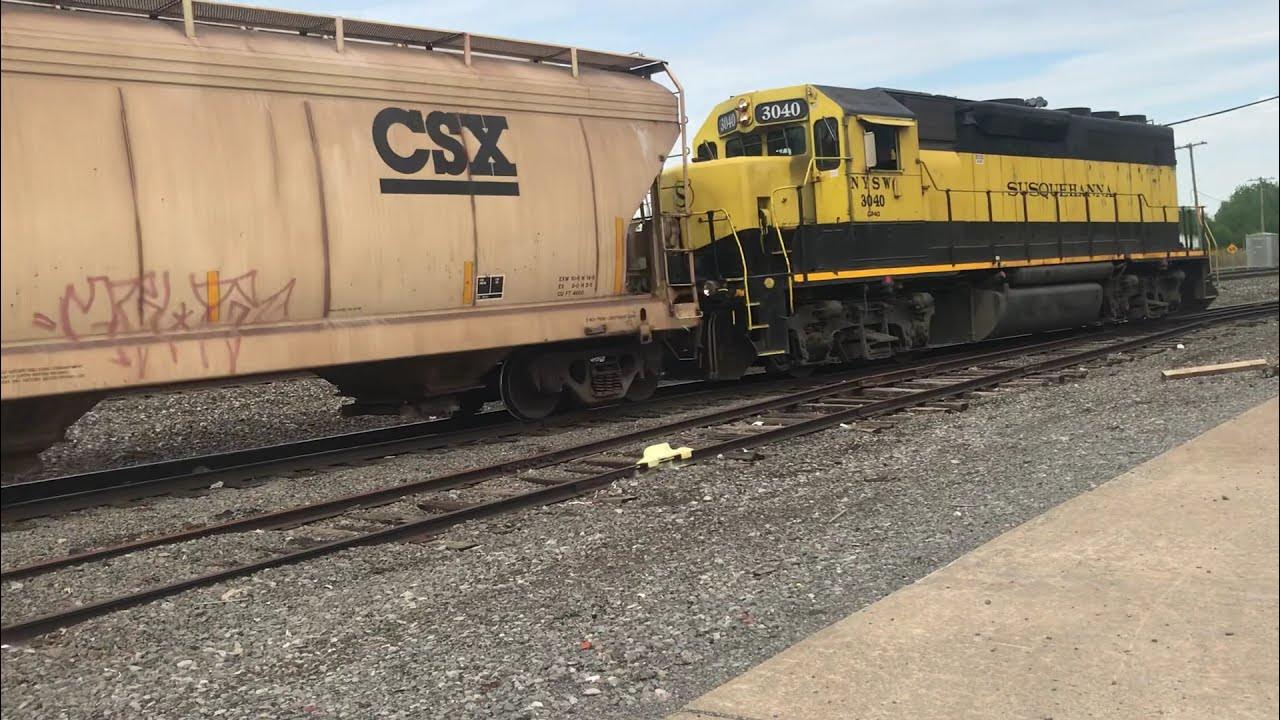 NYS&W 3040 shoving cut - YouTube