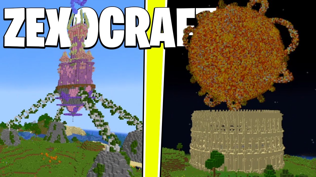 TOUR del MONDO di ZEYXON! MINECRAFT - YouTube