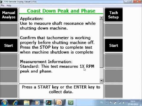 Measuring Coast Down Peak and Phase with the AMS 2140 Tutorial - YouTube