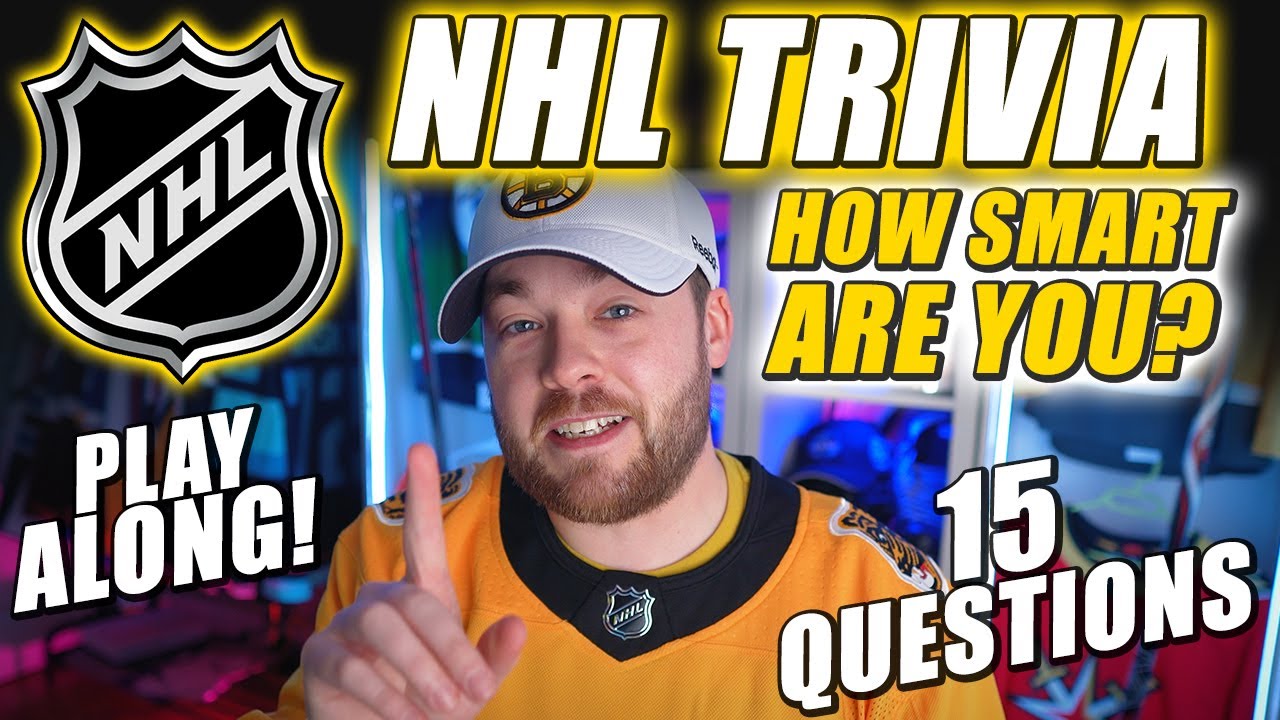 NHL Trivia: How Smart Are You? Play Along 15 Questions - YouTube
