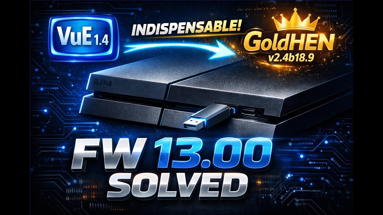 Cómo Instalar GoldHEN v2.4b18.9 en PS4 Fw 13.00 con VuE 1.4 (Tutorial ...