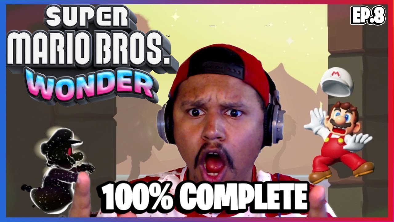 100% COMPLETING SUPER MARIO WONDER | GHOST MARIO! | EP.8 - YouTube