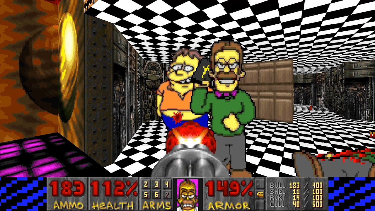 Ultimate Simpsons Doom gameplay - trying the most popular DOOM mod from ...