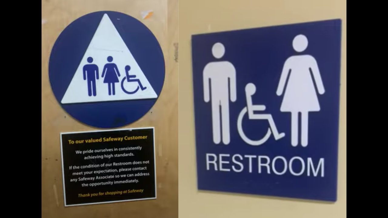 Safeway Unisex Restrooms Full Shoot - YouTube