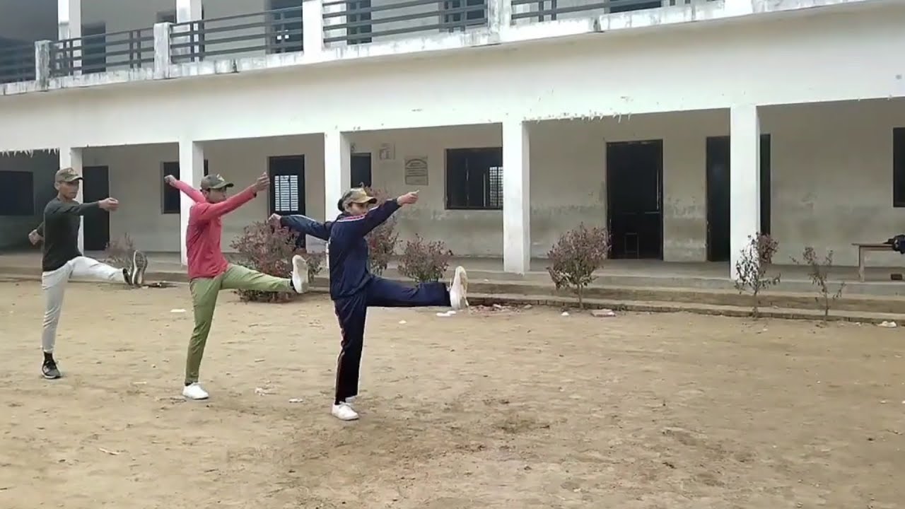 Ncc drill ||ncc training girls||ncc nikat line chal - YouTube