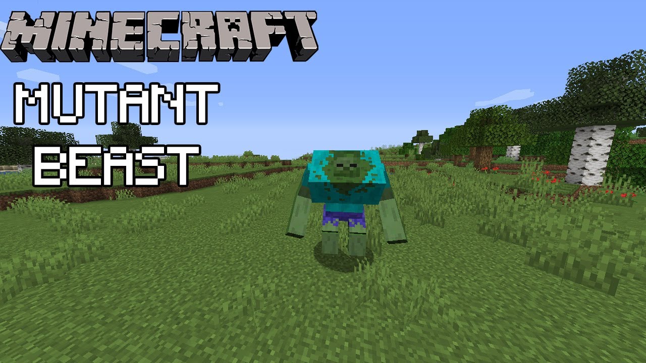 Mutant Beast - Minecraft Mod Showcase Indonesia #1 - YouTube