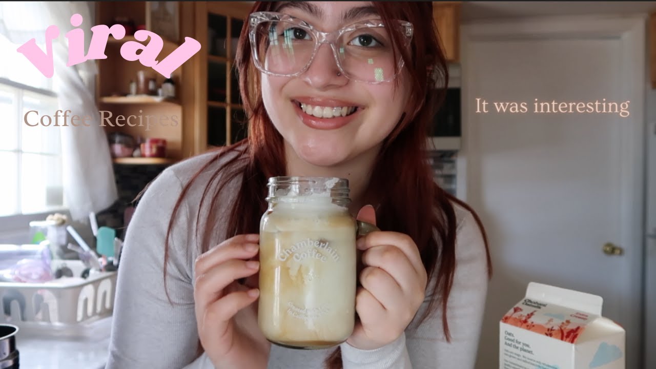 Trying Viral Coffee Recipes - YouTube