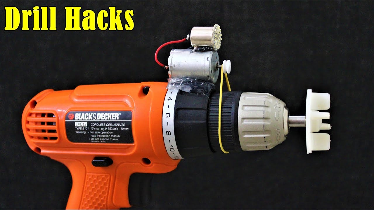 4 Drill Machine Hacks - YouTube