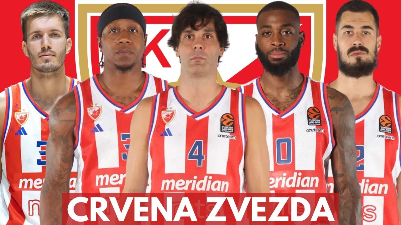 Crvena Zvezda Official Roster 2024-25 Turkish Airlines EuroLeague - YouTube