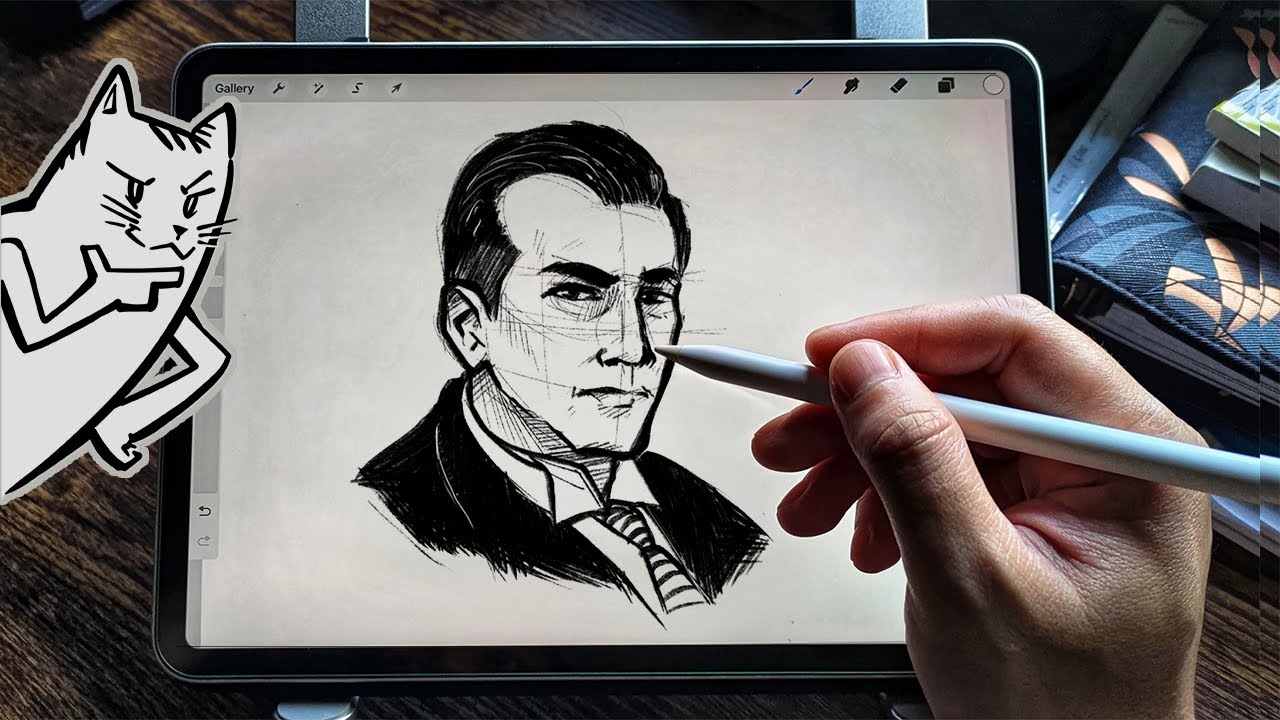 How to draw Manuel L. Quezon - 2nd President of the Philippines - YouTube