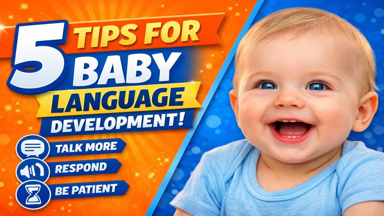 These 5 Tips for Baby Language Development - YouTube
