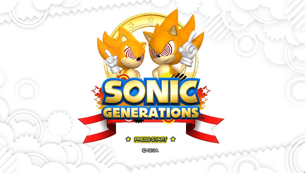 Sonic Generations: DLC Fleetway Super Sonic - YouTube