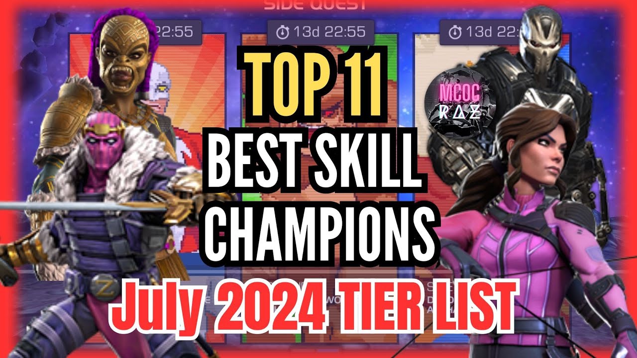 Top 11 Best Skill Champions in Mcoc July 2024 Edition | (Personal Tier ...