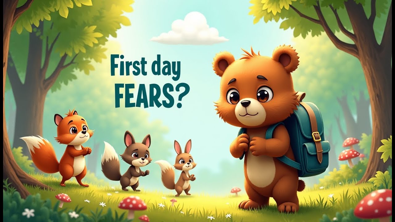 Benny the Bear’s Big First Day 🐻 | Heartwarming Story About Friendship ...