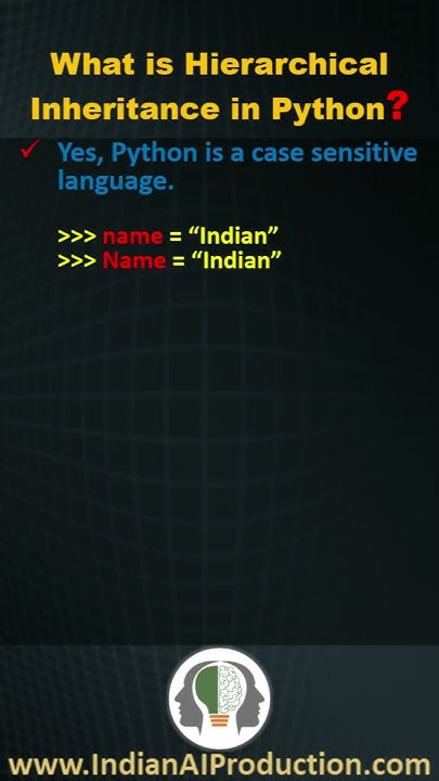 #34 Is python case sensitive | Python Interview Questions and Answers | Shorts - YouTube