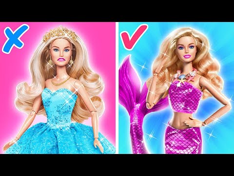 💖 DOLL MAKEOVER! From Boring to FABULOUS! AWSOME DIY 💖 Slick Slime Sam ...