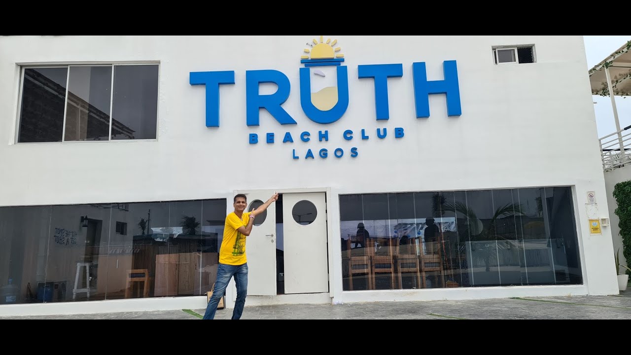Landmark Beach, Truth Beach Club view, Victoria Island, Lagos, Nigeria ...