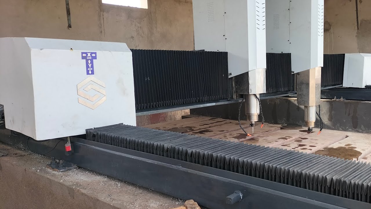 10*12 Stone router without Bed #cncmachine #jaipur ...
