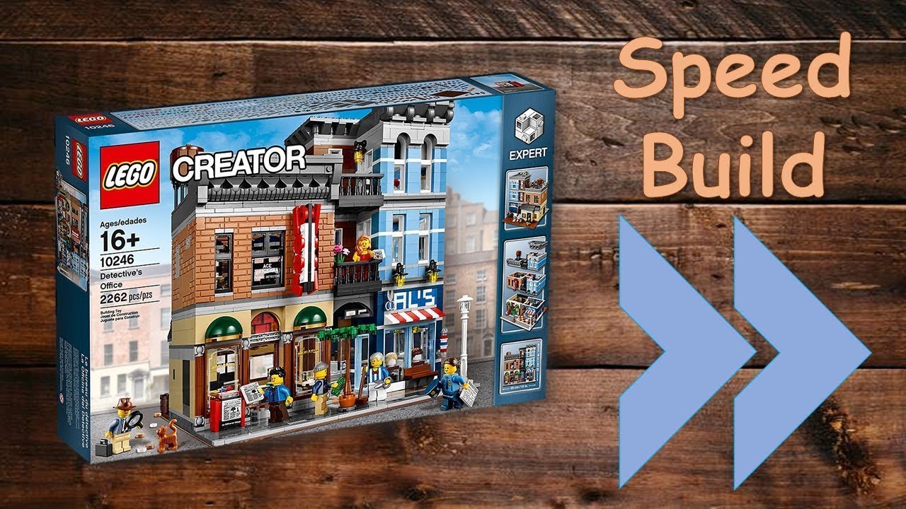 Lego Creator Expert 10246 Detective's Office - Modular building Speed ...