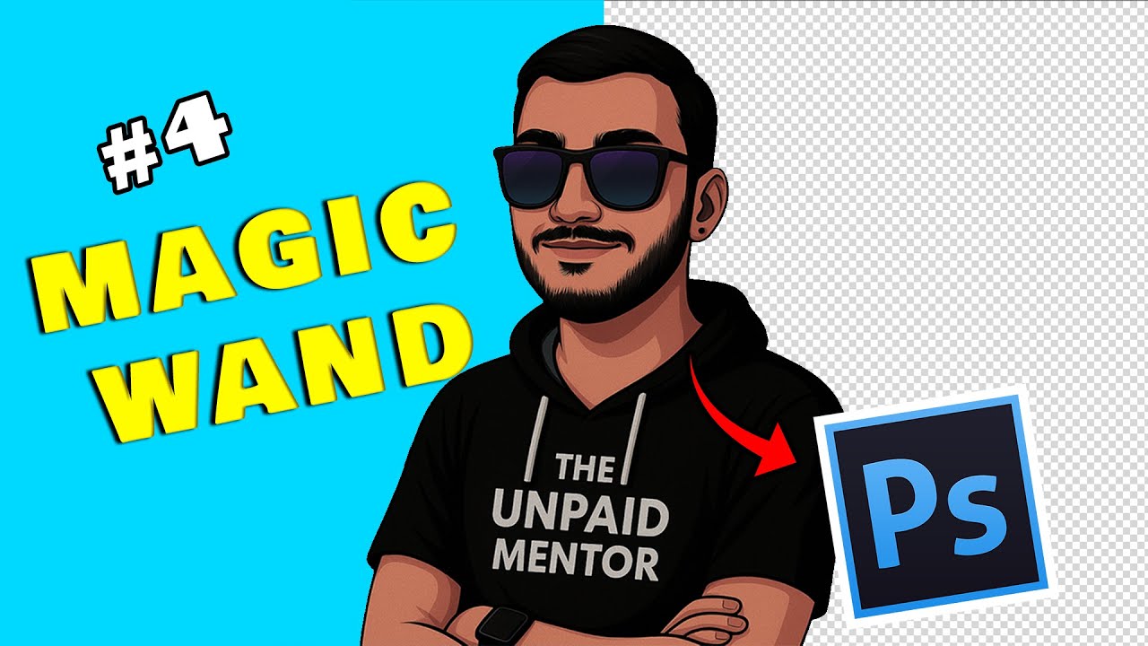 Photoshop Magic Wand Tool Tutorial | Perfect Selections in One Click ...